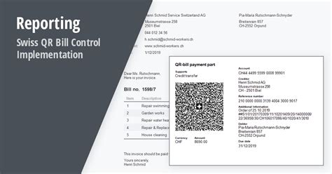 reporting swiss qr bill control implementation winforms wpf asp mvc core blazor