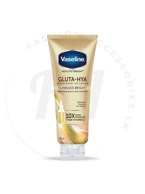 Vaseline Gluta Hya Flawless Bright Serum Burst Body Lotion 330ml Health And Beauty Care Store
