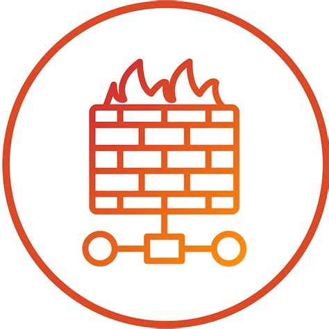 Premium Vector Vector Design Firewall Network Icon Style