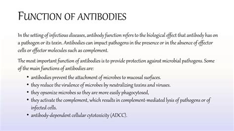 Immunoglobulins Structure Functions And Types Pptx
