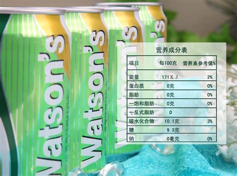 屈臣氏苏打水配料表 图库 五毛网