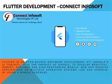 Ppt Flutter Development Connect Infosoft Powerpoint Presentation