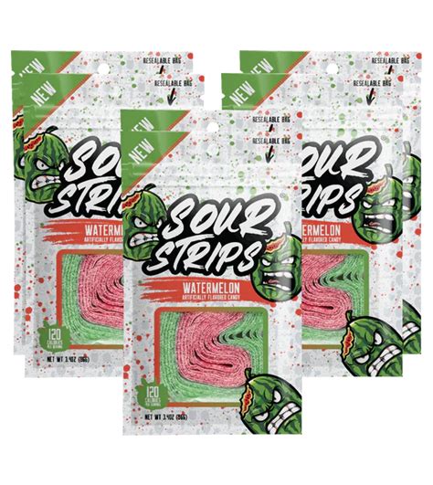 Watermelon Sour Strips Elmors