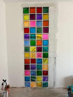 Colored Block Colored Glass Block Glass Block Windows Glass Blocks