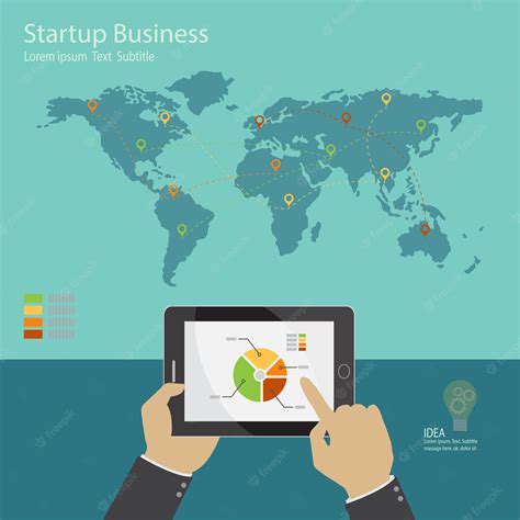 Premium Vector Social Media Communication World Map