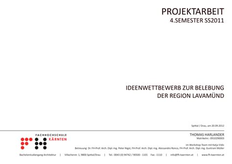 Projektarbeit Thomas Harlander