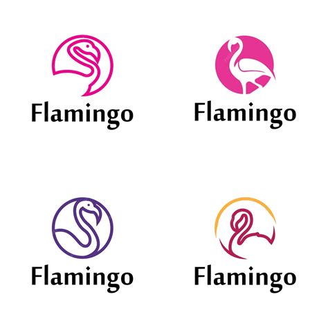 Premium Vector Iconic Flamingo Logo Designs Concept Vector Flamingo