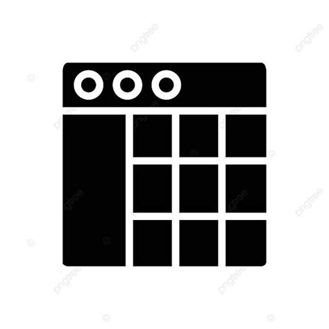 Data Mining Statistics Black Glyph Icon Information Variable Vector Vector Information