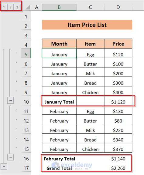 How To Create Collapsible Rows In Excel 4 Methods Exceldemy