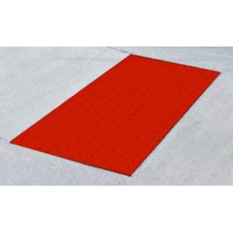 Replaceable Detectable Warning Mat 2ft X 5ft Safety Red Jim Slims Tool Supply