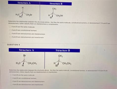 Solved Structure A Structure B H CH3 HCC CH Br HO CH2OH Br Chegg Com