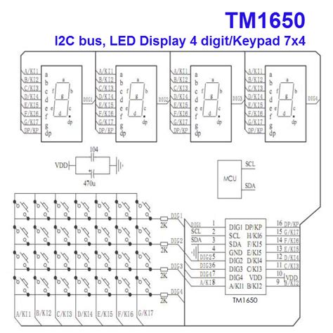 Tm1650 I2c 4 Digit Led 0 56 Number Clock Module ขาย Arduino อุปกรณ์ฯ