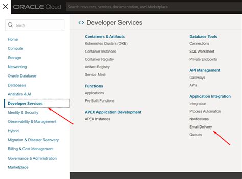 Utilizando O Oracle Email Delivery A Partir De Um Autonomous Database
