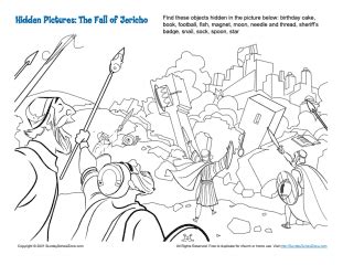 Fall Of Jericho Coloring Pages