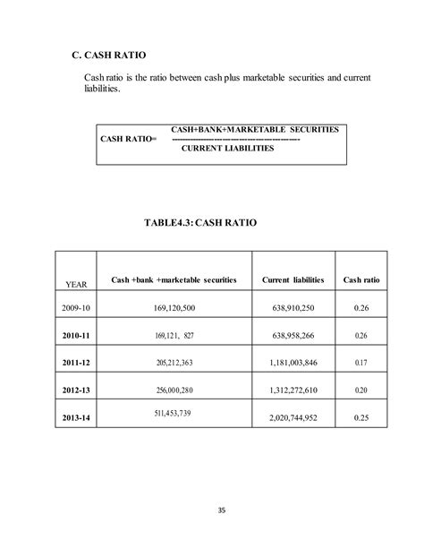 Ratio Analysis Project Docx