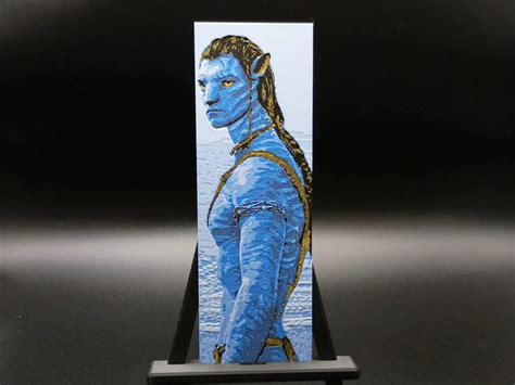 Jake Skully Avatar Bookmark Free 3d Print Model Makerworld