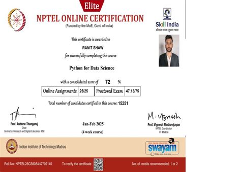 Datascience Python Professionalgrowth Learningneverstops Ranit Shaw