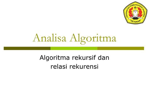 Ppt Analisa Algoritma Powerpoint Presentation Free Download Id 5525434