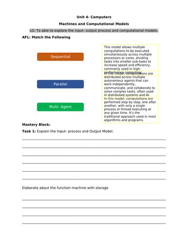 Igcse Computer Science Edexcel Teaching Resources