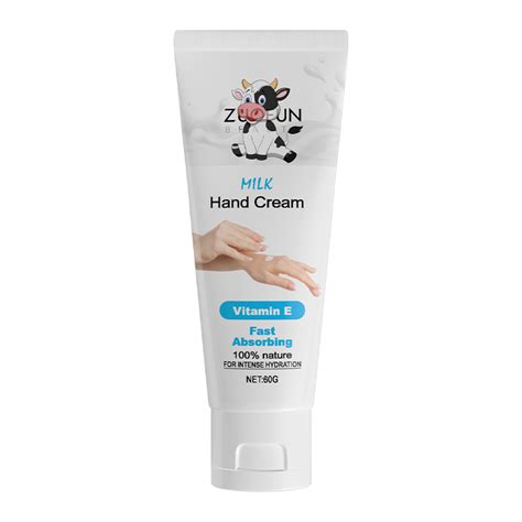 Milk Hand Cream With Vitamin E Zuofun Beauty - Zuofun