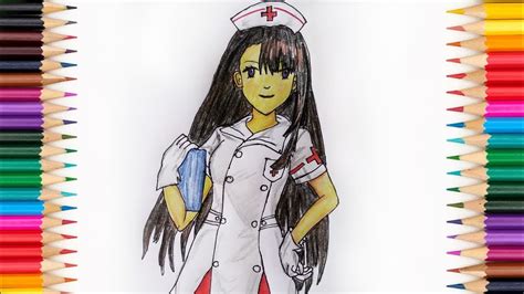 Anime Girl Nurse Drawing