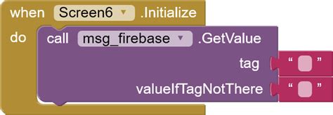 Firebase Got Value Component Retrieves Null Value Mit App Inventor