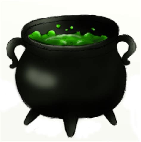 How To Draw A Cauldron Feltmagnet