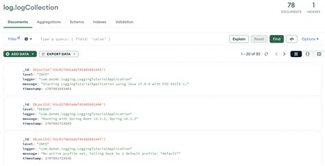 Centralized Logging With Spring Boot And Mongodb Using Logback Datmt
