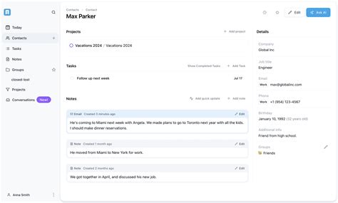 Hiwork Personal Crm Powered By Ai