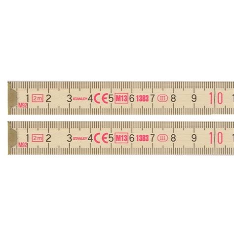 Stanley Wooden Folding Rule 2m Rs Industrial Services