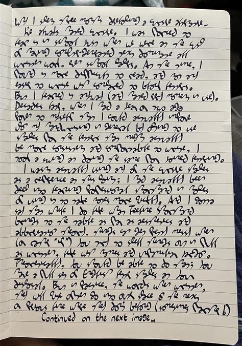 A Cursive Alternative That Works As A Mild Form Of Journal Encoding