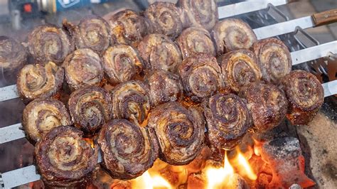 Такой шашлык я еще не готовил Очень сочные Рулетики из говядины на мангале Youtube