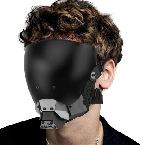 Cyberpunk Mask Full Face Cyberpunk Helmet Futuristic Punk Mask