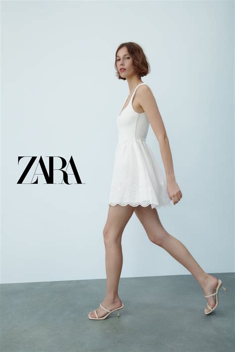 Zara자라 콤비 미니 드레스 상품 상세 크로켓