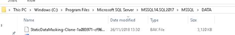 Static Data Masking In Ssms 18