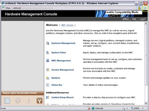 Using Internet Explorer 8 And 9 For Remote Hmc Access