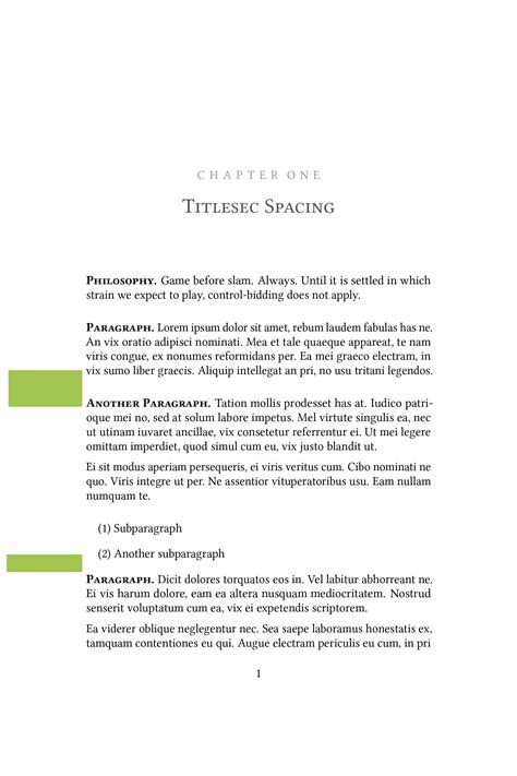 Spacing Between Sections Using Titlesec TeX LaTeX Stack Exchange