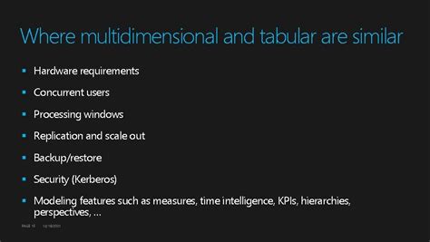 Multidimensional Vs Tabular Picking Your Modeling Style Cathy