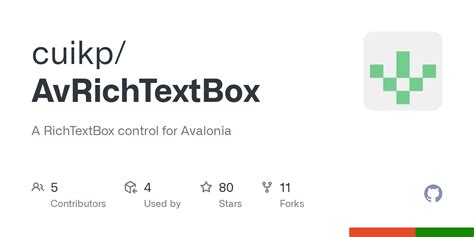 Github Cuikpavrichtextbox A Richtextbox Control For Avalonia
