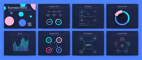벡터 그래픽 인포그래픽은 6가지 옵션입니다 모바일 응용 프로그램 워크플로 레이아웃 다이어그램 배너 웹 디자인 6단계로 비즈니스 보고서를 만들기 위한 템플릿 0명에 대한 스톡
