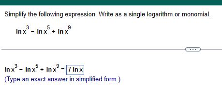 Solved Simplify The Following Expression Write As A Single Chegg Com