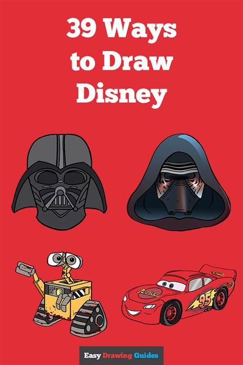 39 Ways To Draw Disney Easy Disney Drawing Ideas 39 Different Step By Step Disney Tutorials