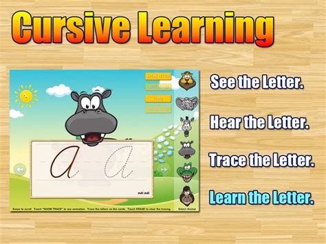 Abc Cards Tracing Cursive Hd Free Lite By Hien Ton