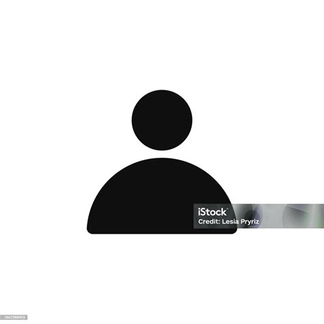 아이콘 사용자 아이콘 사용자 프로필 사용자의 계정 또는 캐비닛을 나타내며 레이아웃을 디자인하기 위한 아이콘입니다 웹 인터넷 스토리에 사용 개념에 대한 스톡 벡터 아트 및