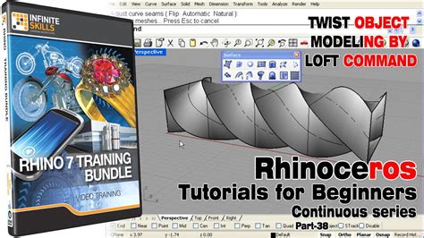 Rhino Tutorials For Beginners Rhinoceros 3d Part 38 Twist Object