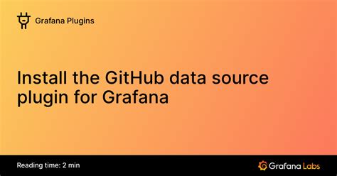 Install The Github Data Source Plugin For Grafana Grafana Plugins