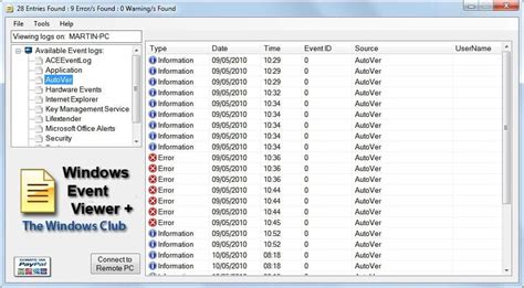windows event viewer plus ghacks tech news