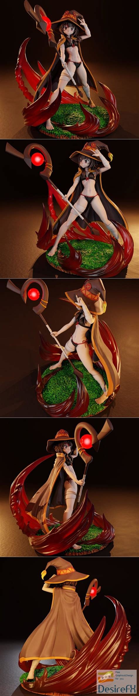 Download Megumin Sexy Attack Konosuba 3d Print Desirefxcom