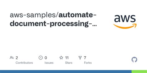 github aws samples automate document processing with amazon bedrock prompt flows