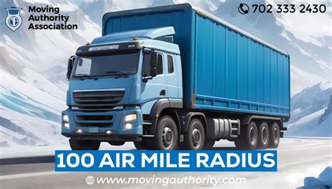 100 Air Mile Radius Rule For Easier Dot Compliance Moving Authority